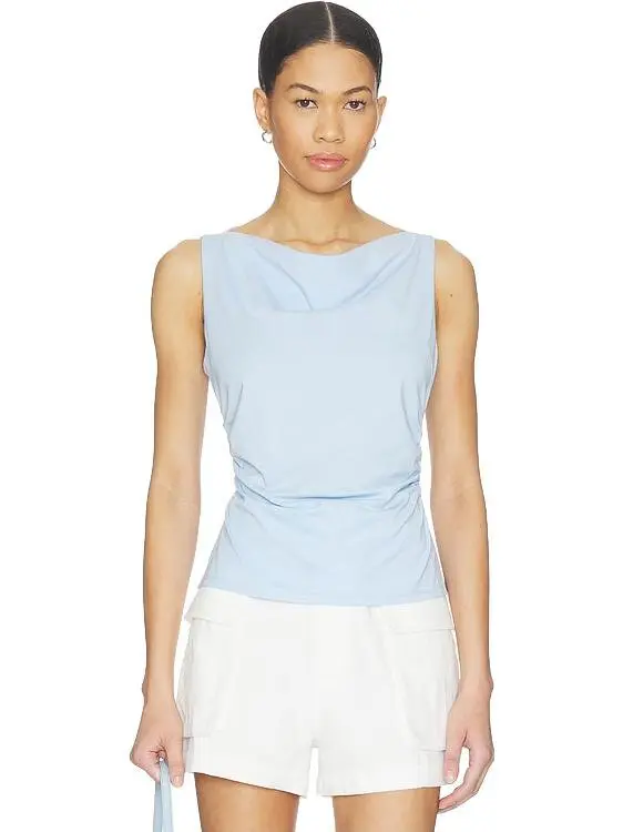ELODIE THE LABEL Myra Top - Light Blue