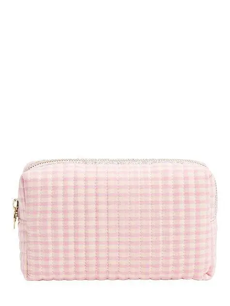 Stoney Clover Lane Small T-seam Pouch - Rose Gingham