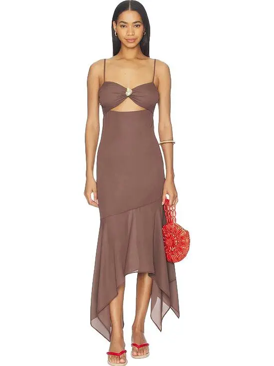 BAOBAB Josefina Maxi Dress - Cocoa