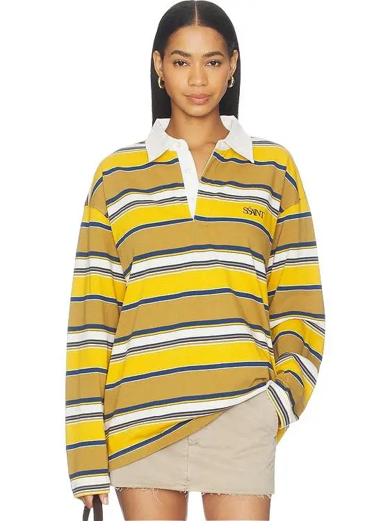 SSAINT Cruz Rugby Polo Shirt - Yellow