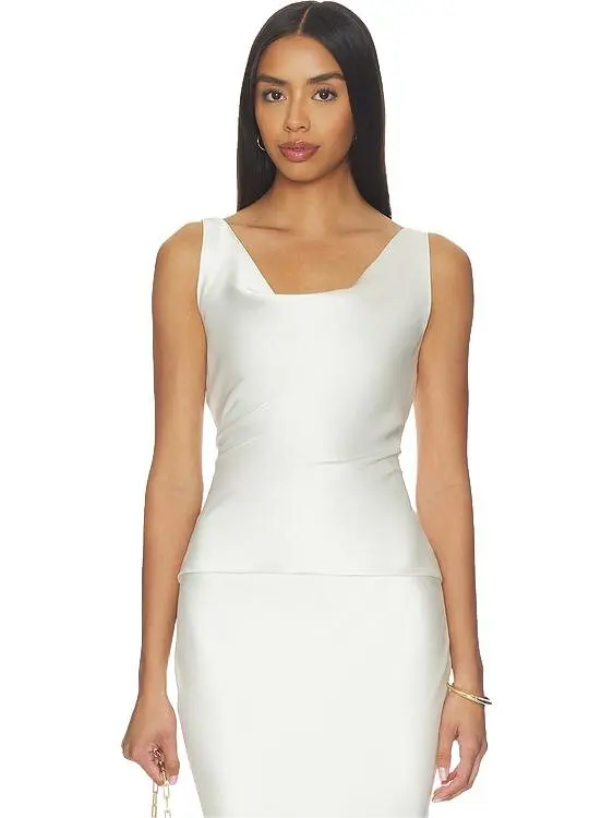 Norma Kamali Maria Top - Porcelain