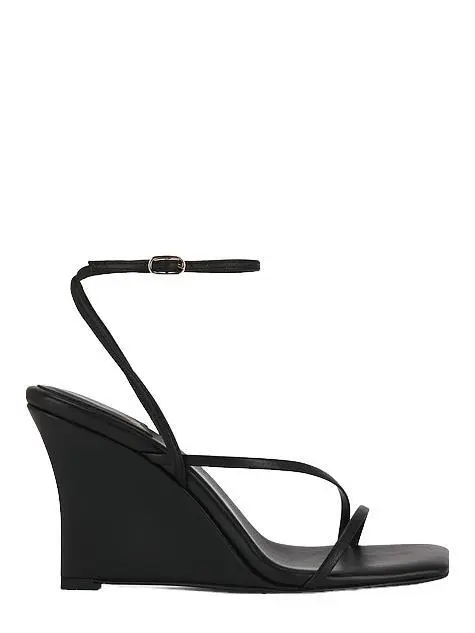Jeffrey Campbell Highlight Wedge Sandal - Black