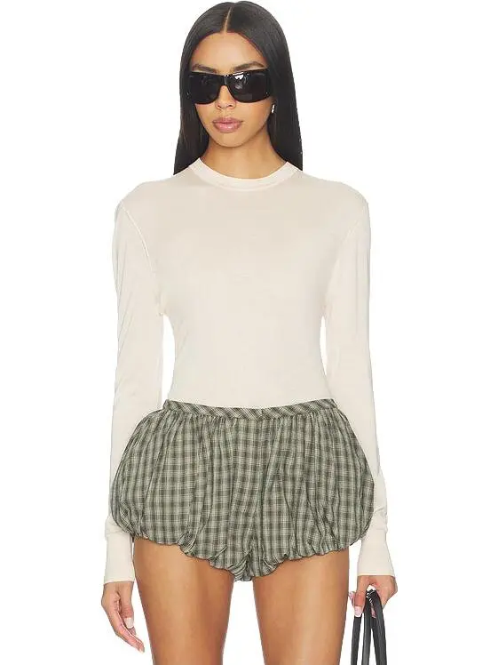 Renggli Crewneck Fine Knit Sweater - Eggshell