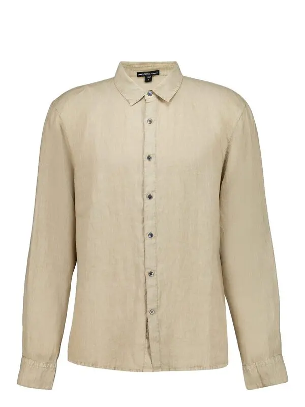 JAMES PERSE Light Khaki Classic Linen Shirt - Beige