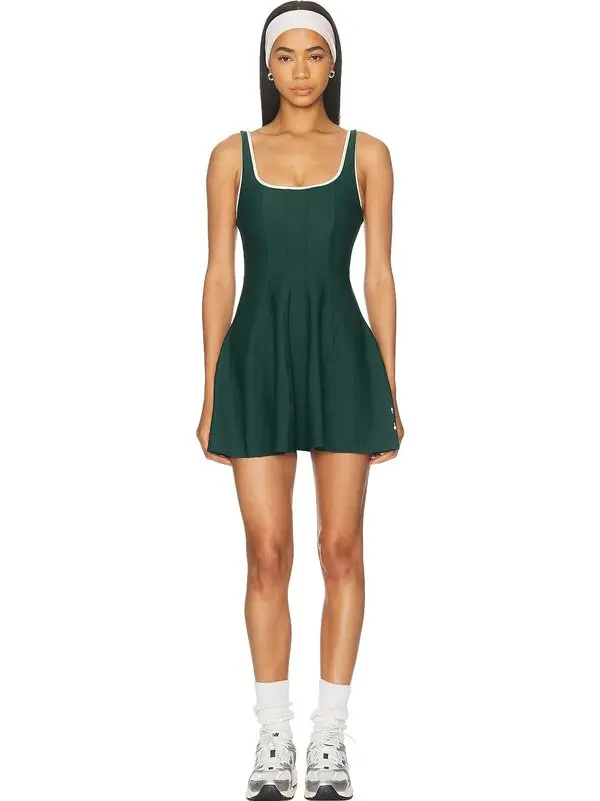 The Upside Racquet Maxine Mini Dress - Racing Green