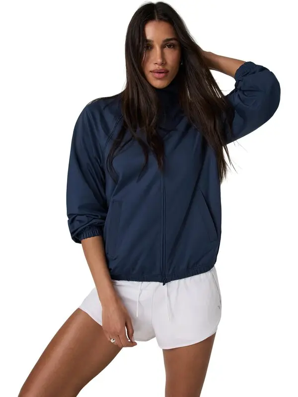 Vuori Sunday Track Jacket - Blue Coast