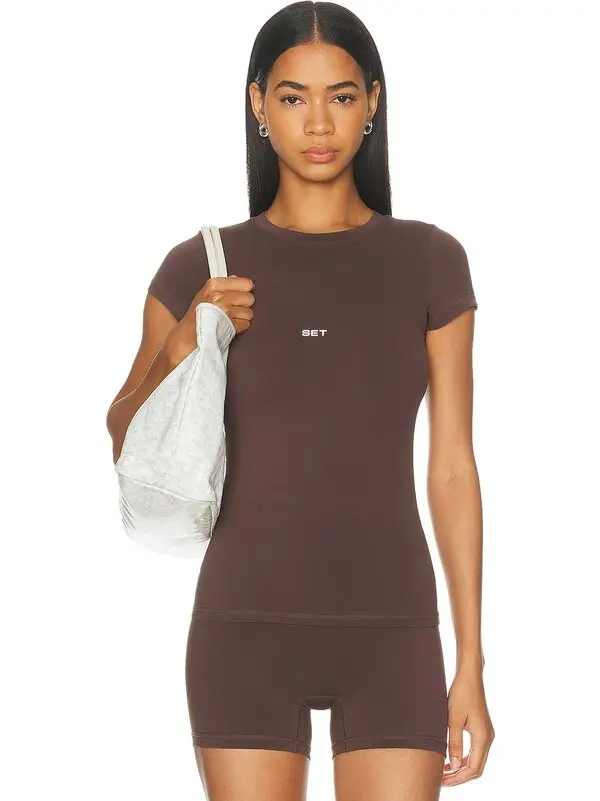 SET ACTIVE Airluxe Breathe Tee - Terrain