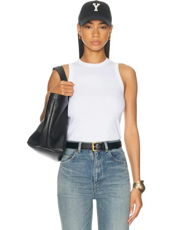 Saint Laurent Tank Top - Blanc