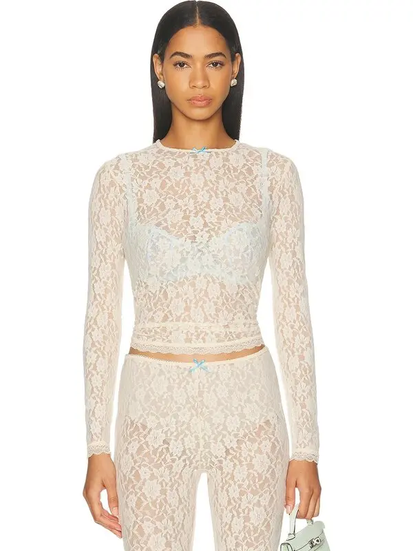Sandy Liang Scoby Top - Ivory