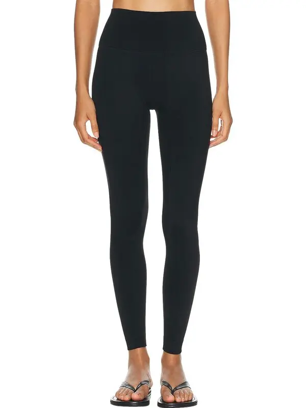 SET ACTIVE Sportbody Sporty High Rise Legging In Black - Onyx
