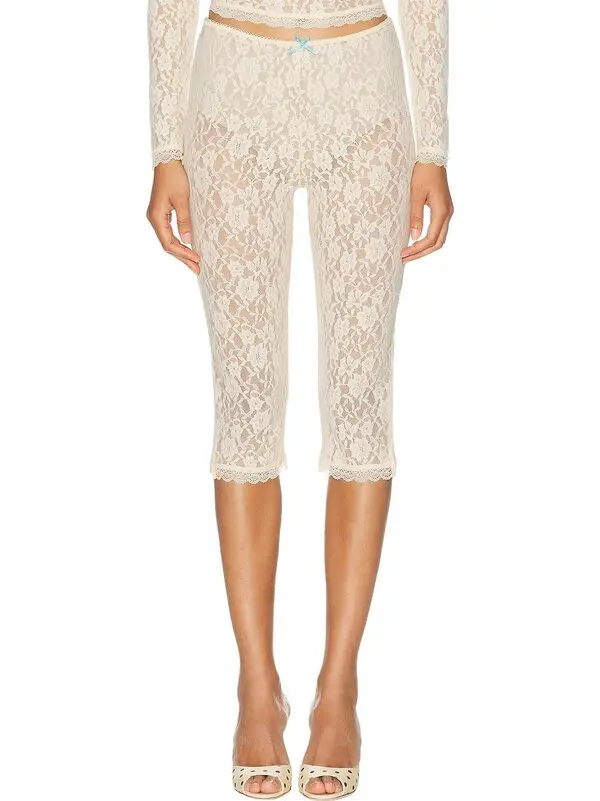Sandy Liang Barlow Capris - Ivory