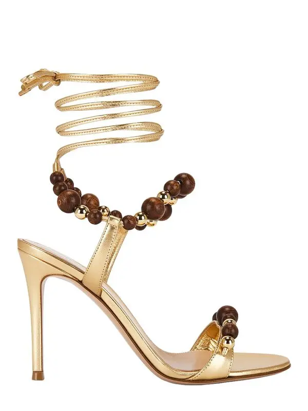 GIANVITO ROSSI Beaded Sandals - Mekong