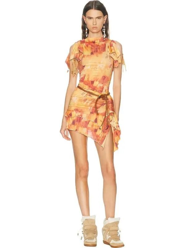 Isabel Marant Étoile Janick Dress - Orange