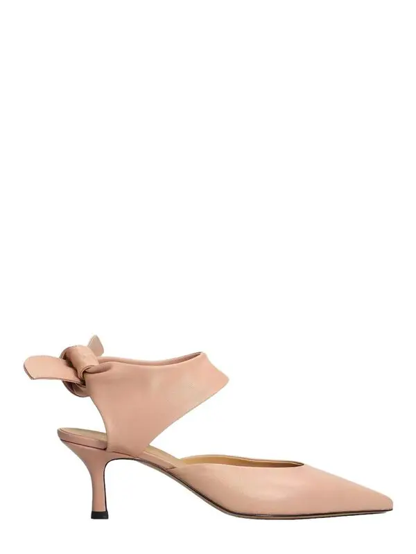 ODISSI Jodie Knot-detail Pointed-toe Pumps - Pink