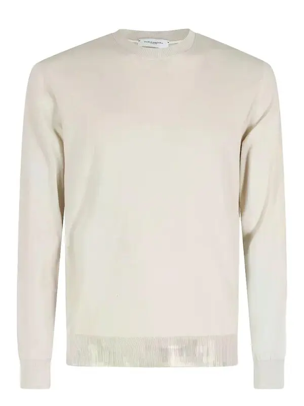 PAOLO PECORA Ribbed-trim Sweater - Neutrals