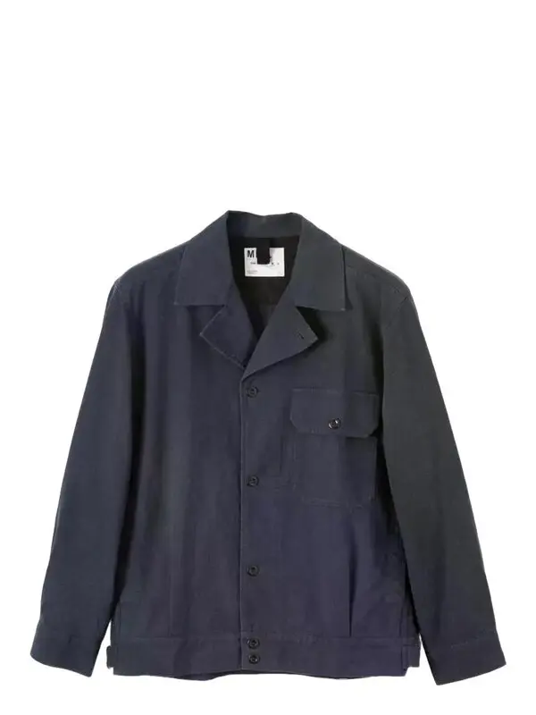 MARGARET HOWELL Mhl. Utility Herringbone Jacket - Blue