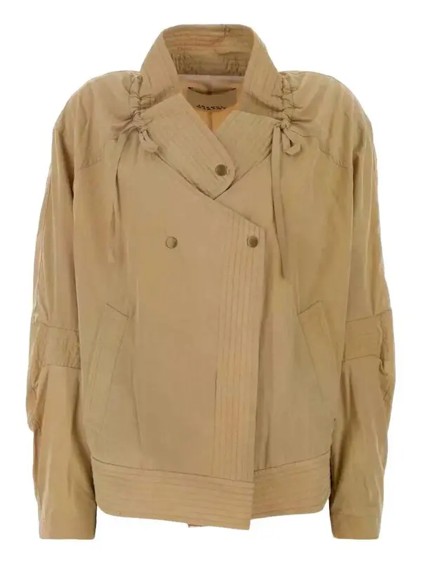 Isabel Marant Theresa Quilted-trim Jacket - Neutrals