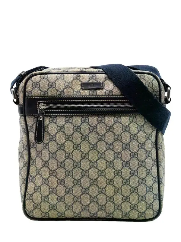 Gucci Gg Supreme Crossbody Bag - Neutrals