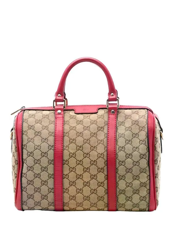 Gucci Gg Canvas Joy Boston Bag - Neutrals