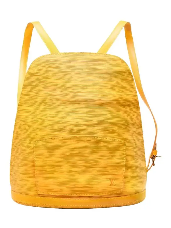LOUIS VUITTON 1997 Epi Gobelins Backpack - Yellow