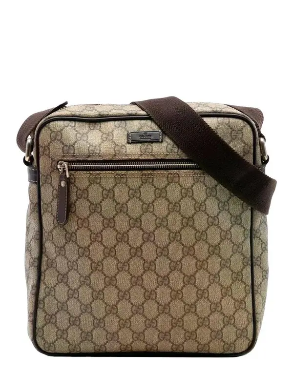 Gucci Gg Supreme Crossbody Bag - Neutrals
