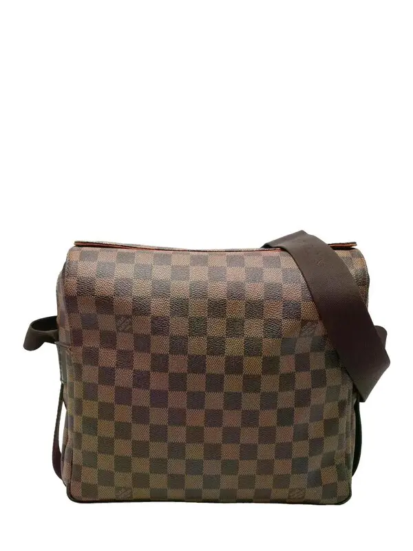 LOUIS VUITTON 2005 Damier Ebene Naviglio Crossbody Bag - Brown