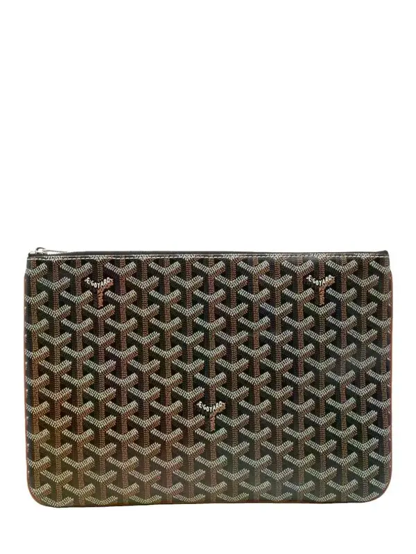 Goyard 2021 Ine Senat Mm Clutch Bag - Black