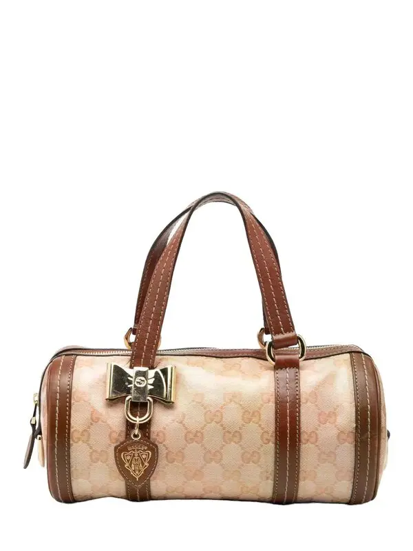 Gucci 2000-2015 Small Gg Crystal Duchessa Boston Bag - Pink