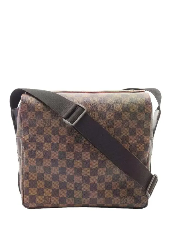 LOUIS VUITTON 2002 Damier Ebene Naviglio Crossbody Bag - Brown
