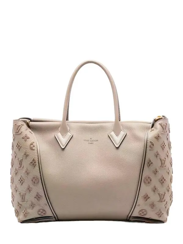 LOUIS VUITTON Veau Cachemire W Pm Tote Bag - Brown
