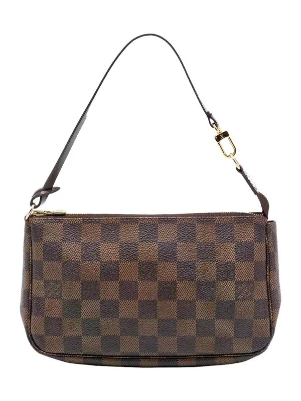 LOUIS VUITTON 2010 Damier Ebene Pochette Accessoires - Brown