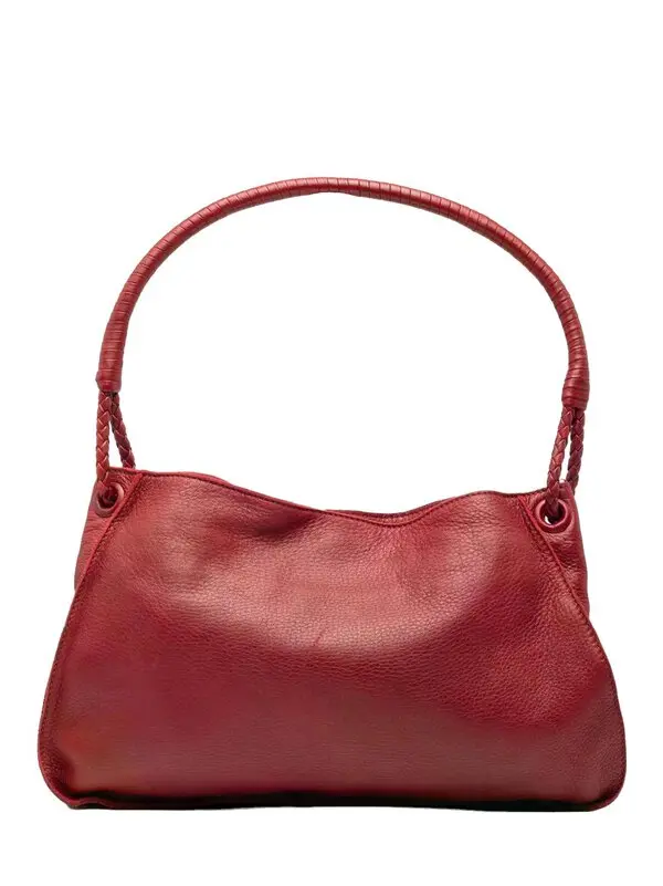 Bottega Veneta 2000-2007 Leather Shoulder Bag - Red