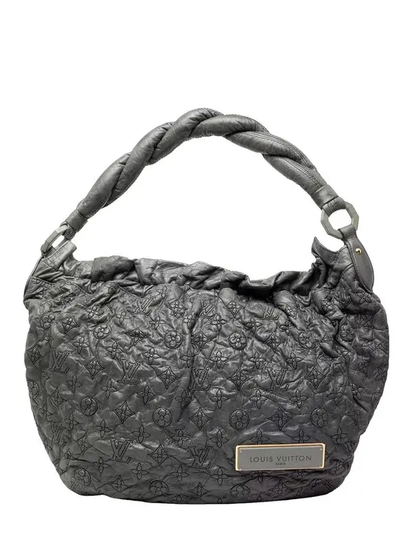 LOUIS VUITTON 2007 Monogram Olympe Nimbus Gm Hobo Bag - Grey