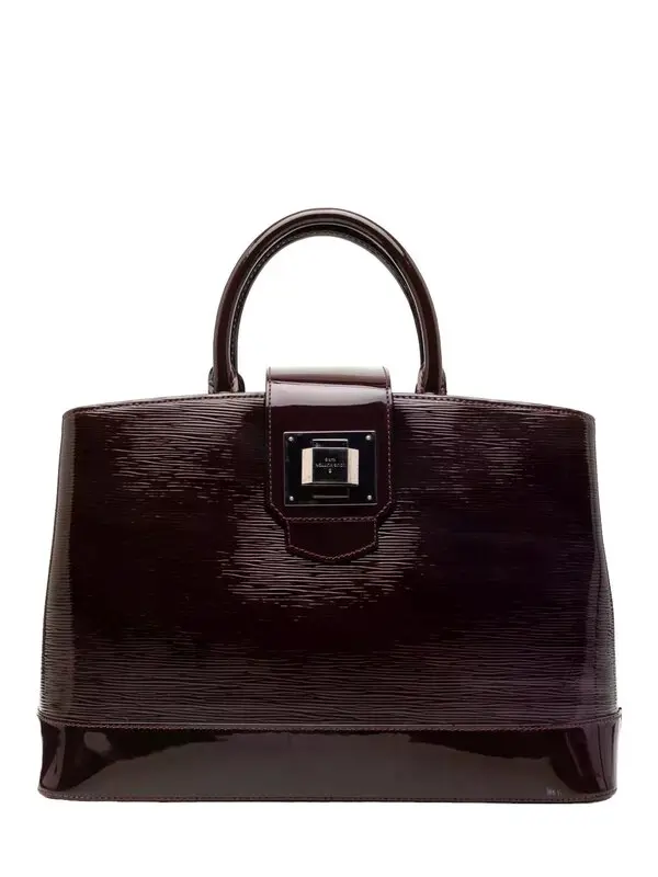 LOUIS VUITTON 2011 Electric Epi Mirabeau Gm Satchel - Purple