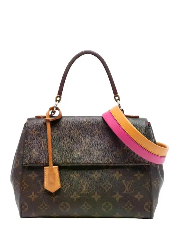 LOUIS VUITTON 2017 Monogram Cluny Bb Satchel - Brown