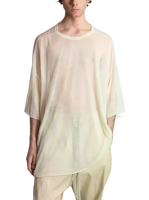 Rick Owens Tommy Sheer Oversized T-shirt - Neutrals