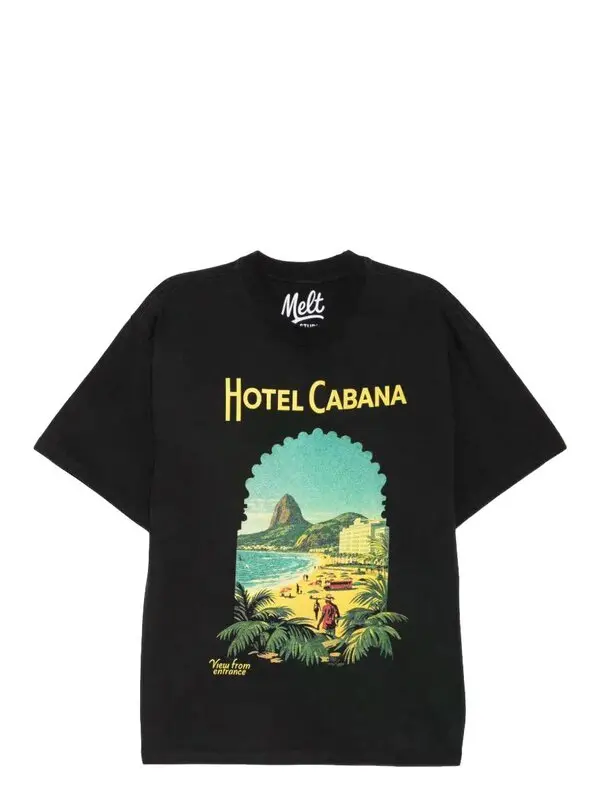 MELT Graphic-print T-shirt - Black