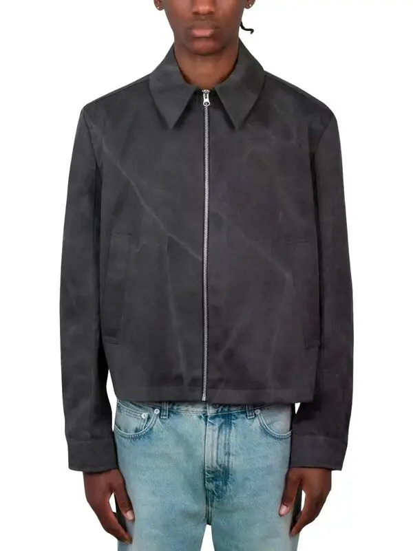 Séfr Tazio Zip-up Jacket - Grey