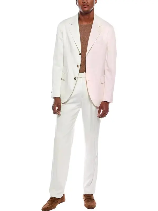Brunello Cucinelli Single-breasted Suit - Neutrals