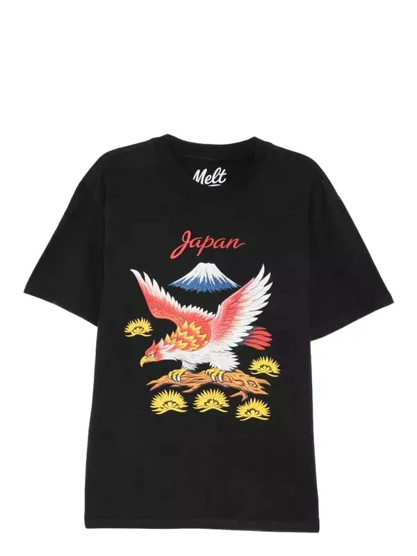 MELT Eagle-print T-shirt - Black