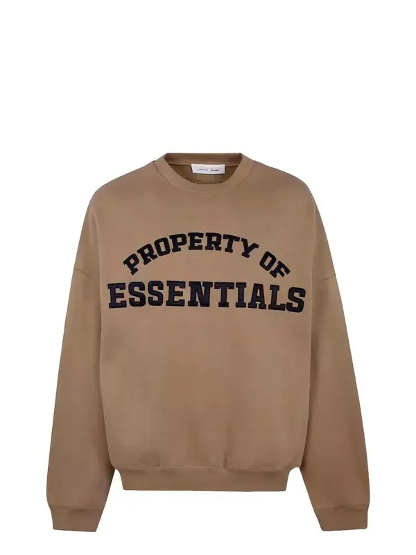 Fear Of God Logo-embroidered Sweatshirt - Brown