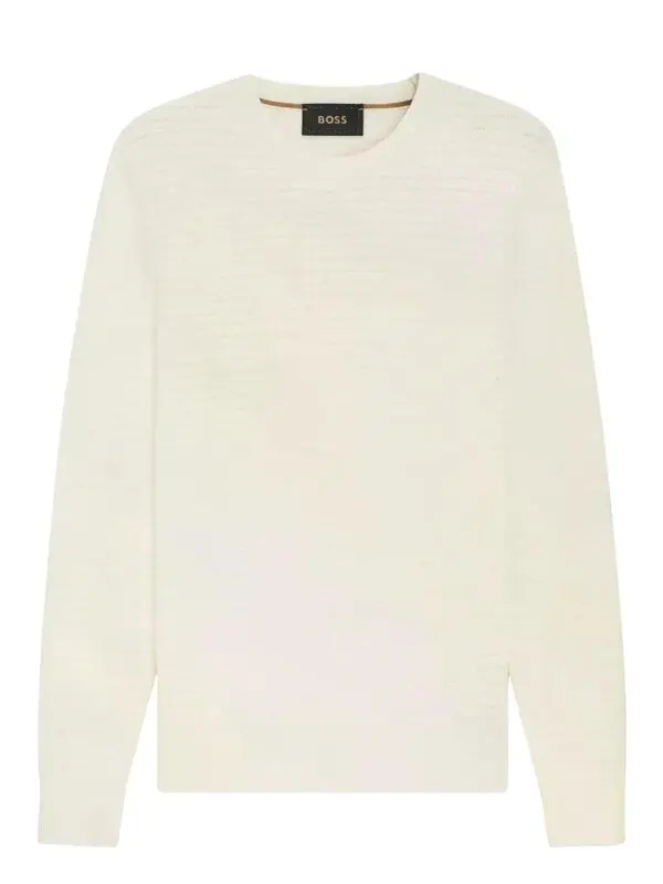 BOSS Textured Knitwear - Neutrals