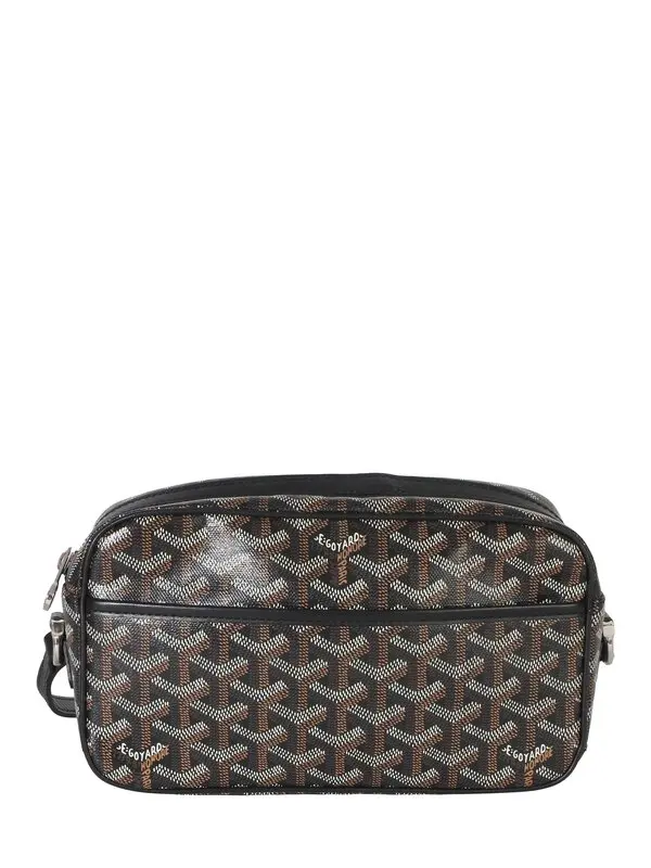 Goyard Goyardine Canvas Sac Cap Vert Pm - Black