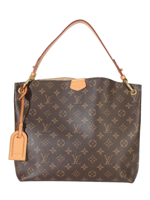 LOUIS VUITTON Monogram Canvas Graceful Pm - Brown