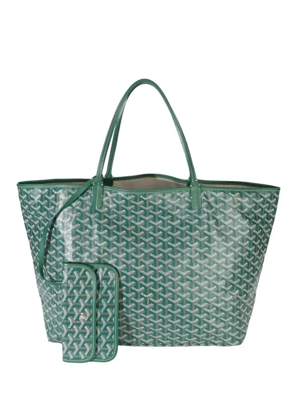 Goyard Goyardine Canvas Saint Louis Gm Tote - Green