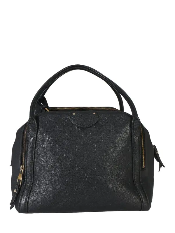 LOUIS VUITTON Monogram Empreinte Marais Mm - Black