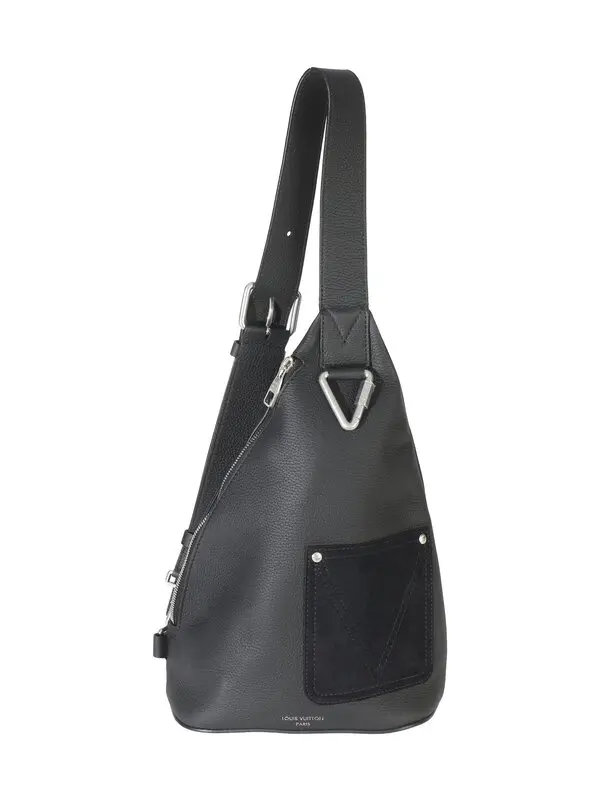 LOUIS VUITTON Touch Calfskin Delta Slingbag - Black