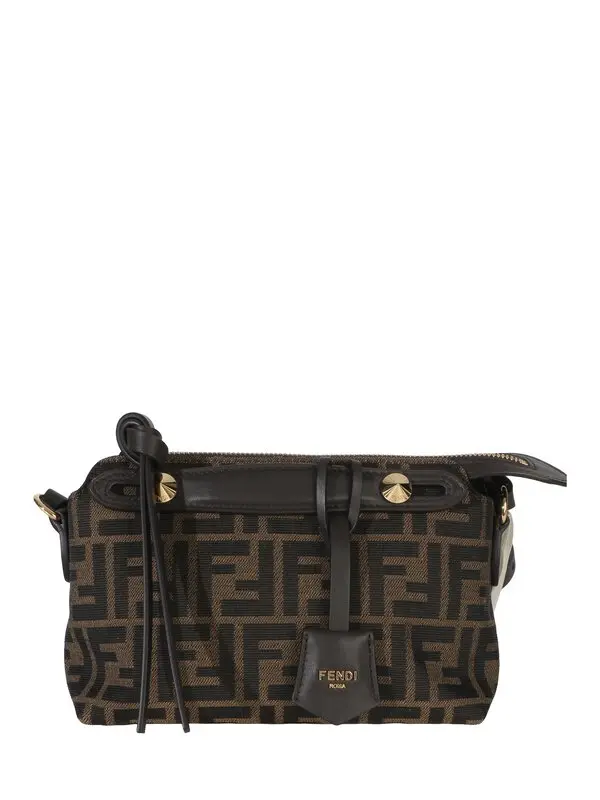 Fendi Jacquard Ff Vitello Grace The Way Satchel - Brown