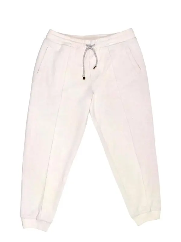Brunello Cucinelli Cashmere Drawstring Track Pants - Neutrals