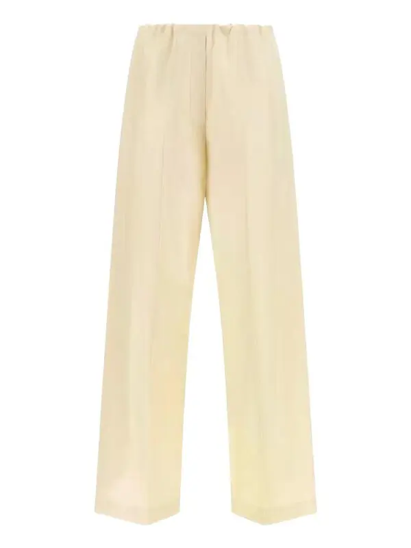 THE ROW Silk Shantung Trousers - Neutrals